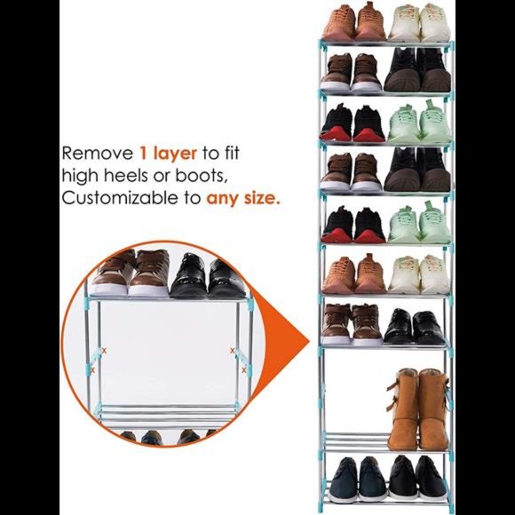 Storage & Organization | 1tier Stackable Small Shoe Rack Lightweight ...